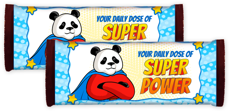 You're My Super Hero Candy Bar Wrappers