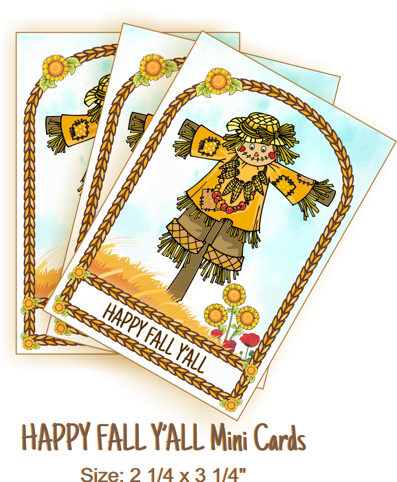 Scarecrow Mini Cards