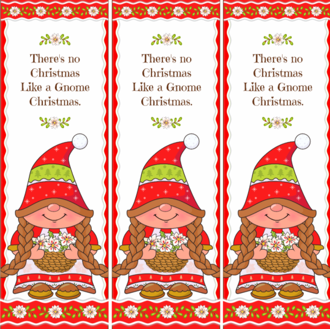 Gnome Bookmarks Printables